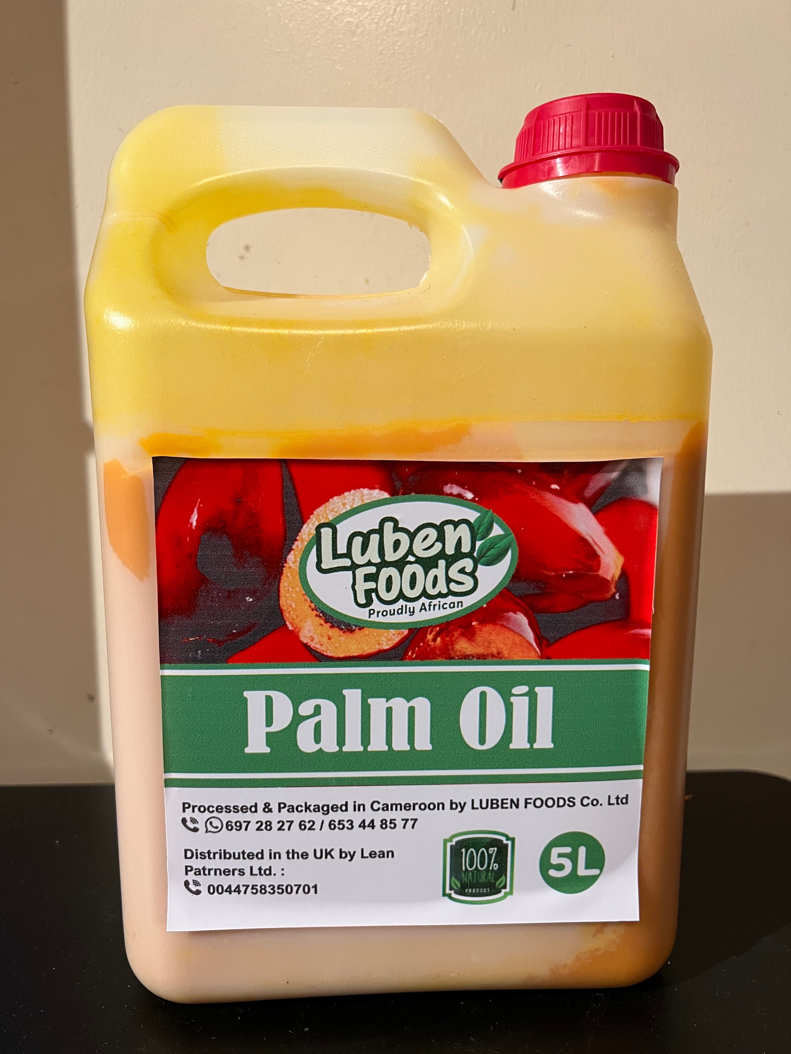 5 Ltr Palm Oil – Luben Foods